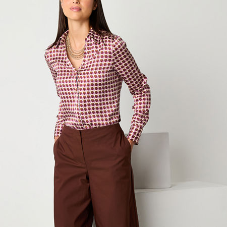 Click here for Worthington Womens Long Sleeve Cuffed Sleeve Regul... prices