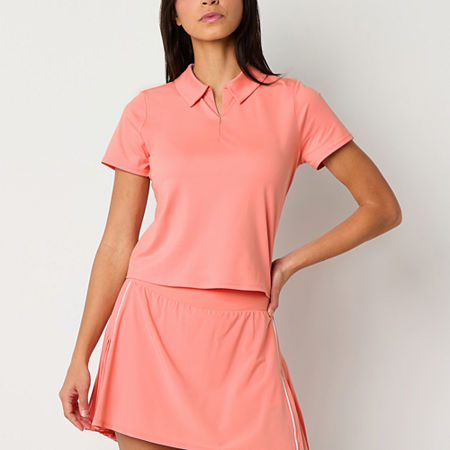 Click here for Xersion Everultra-Lite Womens Short Sleeve Zip Pol... prices