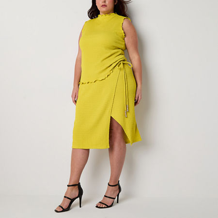 Click here for Bold Elements Womens Plus Wrap Skirt  2x  Green prices