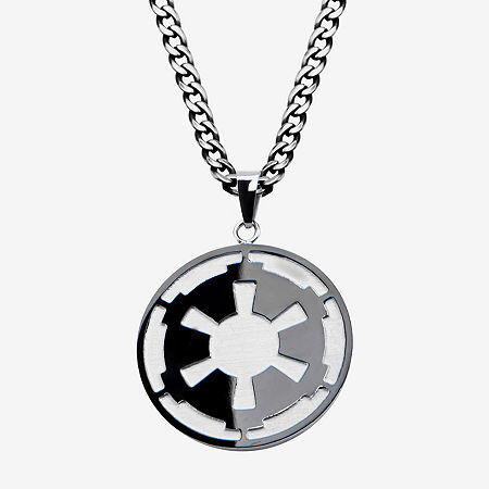 Click here for Star Wars Death Star Symbol Mens Stainless Steel P... prices