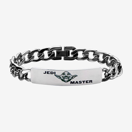 Click here for Mens Star Wars Yoda Jedi Master ID Stainless Steel... prices