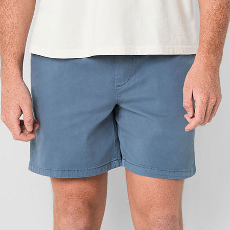 Click here for Arizona 6 1/2 Mens Twill Pull-On Short  Medium  Bl... prices