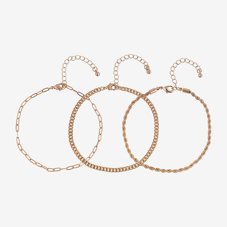 Click here for Arizona Womens 9 Inch Curb Ankle Bracelet  One Siz... prices