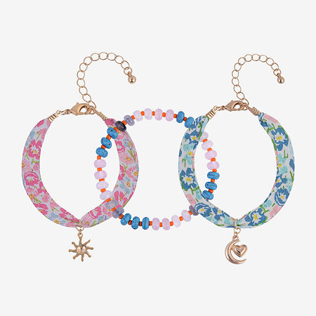 Click here for Arizona Womens 3-pc. Bracelet Set  One Size  Multi... prices