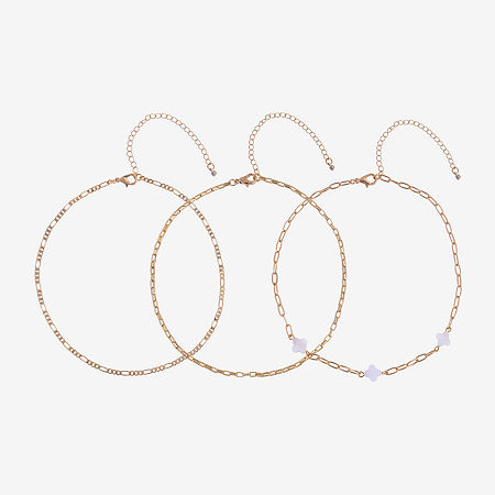 Click here for Arizona Womens Flower 3-pc. Necklace Set  One Size... prices