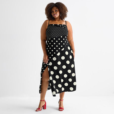 Click here for Ashley Graham Womens Plus Print Mix Slip Dress  4x... prices