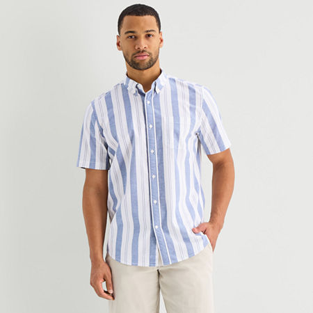 Click here for St. Johns Bay Oxford Mens Short Sleeve Classic Fit... prices