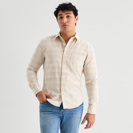 Click here for mutual weave Mens Long Sleeve Classic Fit Button-D... prices