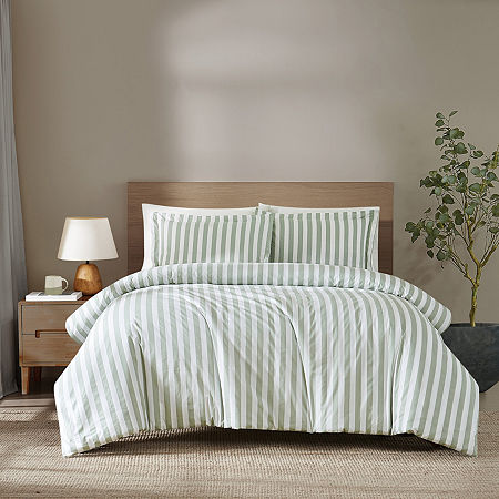 Click here for Brooklyn Loom Levi Stripe Easy Care Comforter Set... prices