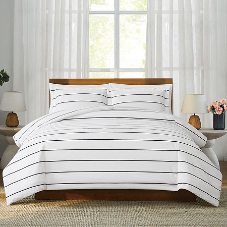 Click here for Brooklyn Loom Hayward Stripe Easy Care Comforter S... prices