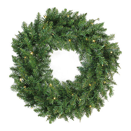 Click here for Pre-Lit Buffalo Fir Artificial Christmas Wreath -... prices