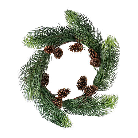 Click here for Long Pine Needle Artificial Christmas Wreath - 30-... prices