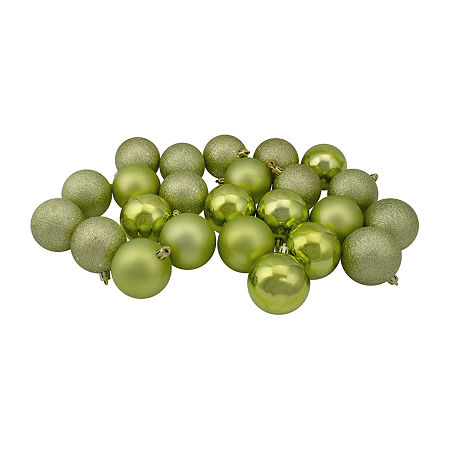 Click here for 24ct Kiwi Green Shatterproof 4-Finish Christmas Ba... prices