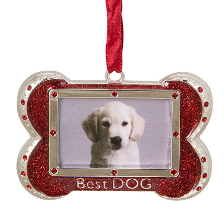 Click here for 3 Red and Silver-Plated Best Dog Bone Christmas Or... prices