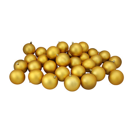 Click here for 32ct Shatterproof Matte Vegas Gold Christmas Ball... prices