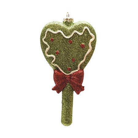 Click here for 5.75 Glittered Green and Red Shatterproof Christma... prices