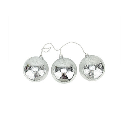 Click here for Set of 3 Lighted Silver Mercury Glass Finish Ball... prices