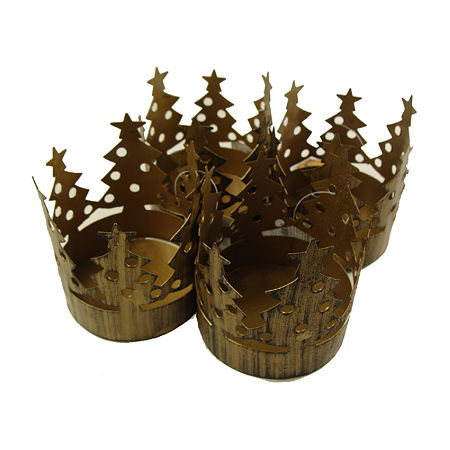 Click here for Club Pack of 72 Bronze Christmas Tree Pillar Candl... prices