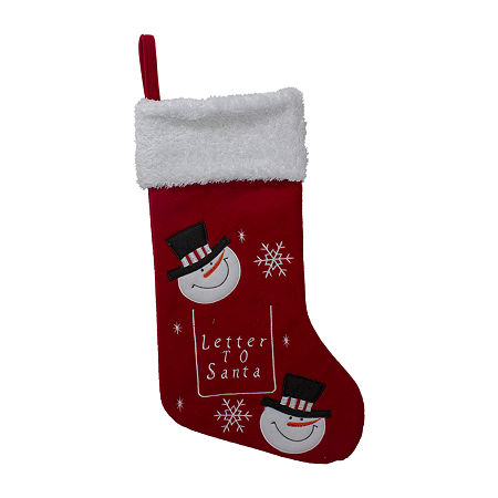 Click here for 19 Red and White Embroidered Snowmen Letter to San... prices