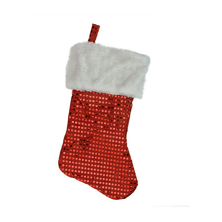 Click here for 18 Red and White Cuffed Disco Sequined Christmas S... prices