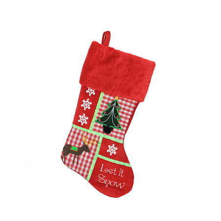 Click here for 18.5 Red Cheers Holiday Patches Let It Snow Christ... prices