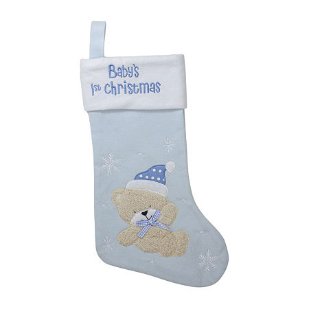 Click here for 19 Blue and White Babys 1st Christmas Embroidered... prices