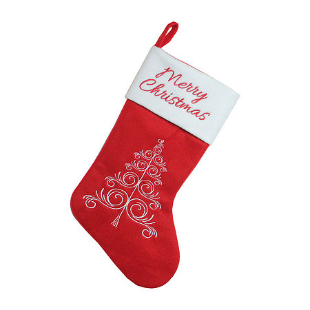 Click here for 15.75 Red and White Merry Christmas Tree Stocking... prices