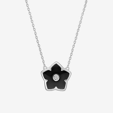 Click here for Womens Genuine Black Onyx Sterling Silver Flower 1... prices