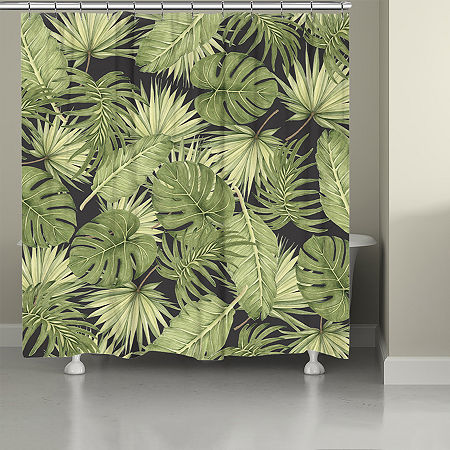 Click here for Kathy Ireland Sophisticated Palm Shower Curtain  O... prices