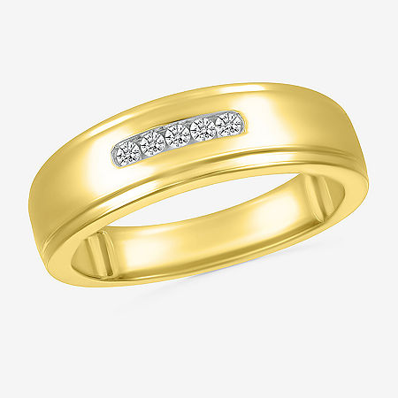 Click here for Mens 4.5MM 1/10 CT. T.W. Natural White Diamond 14K... prices
