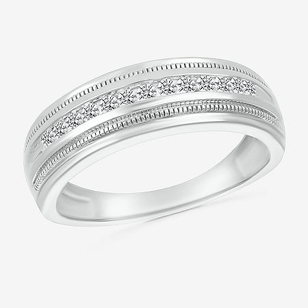Click here for Mens 2.5MM 1/4 CT. T.W. Natural White Diamond 14K... prices