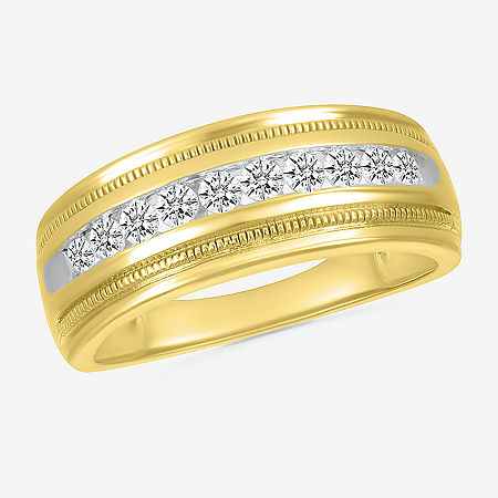 Click here for Mens 2.5MM 1/2 CT. T.W. Natural White Diamond 14K... prices