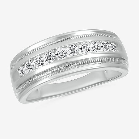Click here for Mens 2.5MM 1/2 CT. T.W. Natural White Diamond 14K... prices