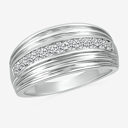 Click here for Mens 2.5MM 1/2 CT. T.W. Natural White Diamond 14K... prices