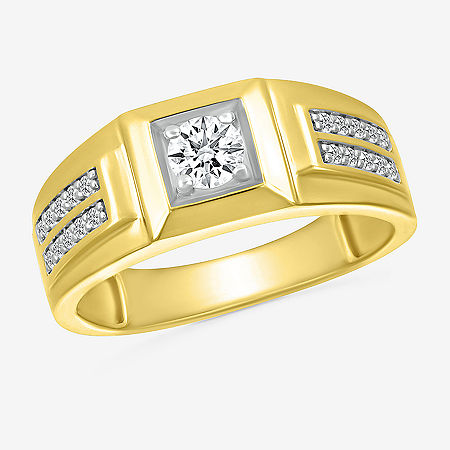 Click here for Mens 3.5MM 1/2 CT. T.W. Natural White Diamond 14K... prices