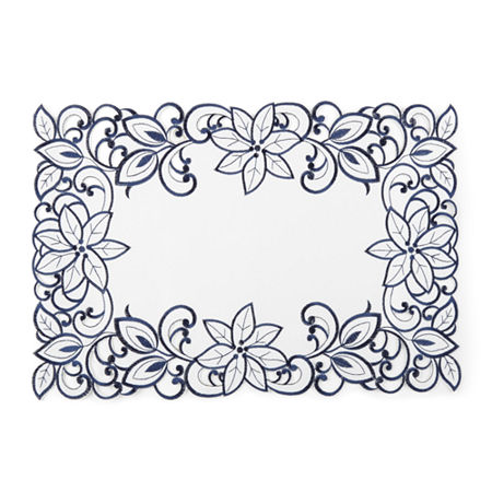Click here for Homewear Olean Scroll Embroidered Placemat  One Si... prices