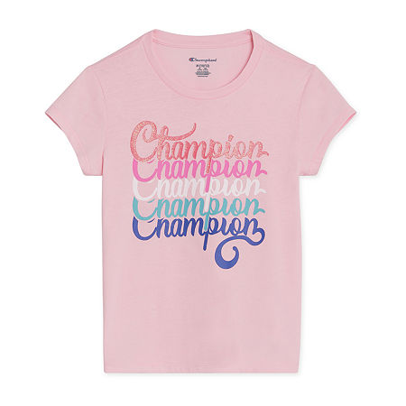 Click here for Champion Big Kid Girls Crew Neck Short Sleeve Clas... prices