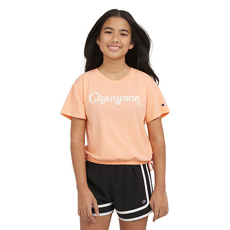 Click here for Champion Big Kid Girls Crew Neck Short Sleeve Loos... prices
