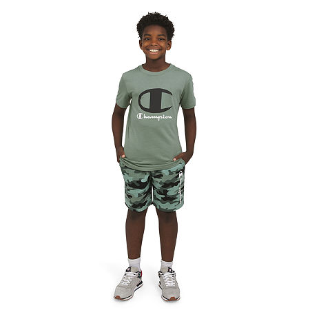 Click here for Champion Big Kid Boys 2-pc. Short Set  M (10)  Gre... prices