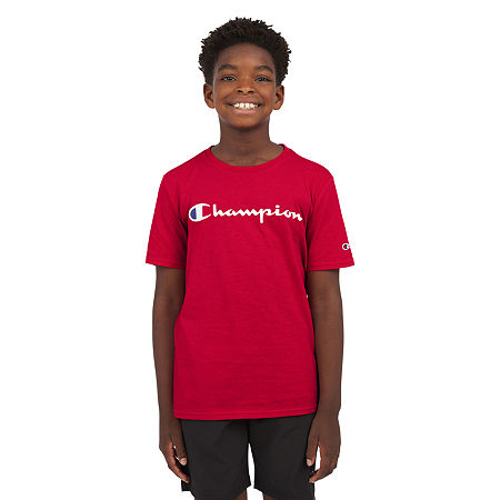 Click here for Champion Big Kid Boys Crew Neck Short Sleeve Class... prices
