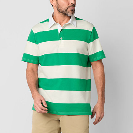 Click here for St. Johns Bay Rugby Mens Classic Fit Short Sleeve... prices