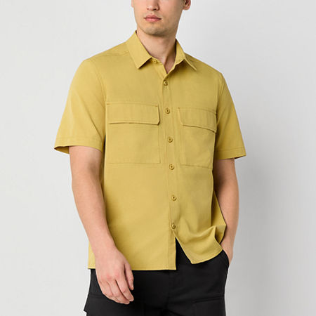 Click here for Stylus Mens Short Sleeve Regular Fit Button-Down S... prices