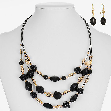 Click here for Mixit Womens 2-pc. Jewelry Set  One Size  Black prices