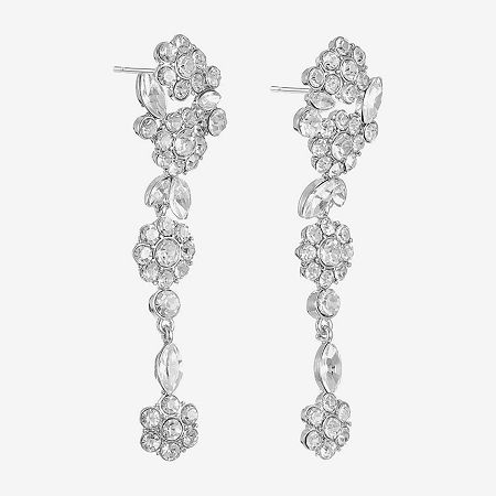 Click here for Monet Jewelry Womens Glass Round Hypoallergenic Dr... prices