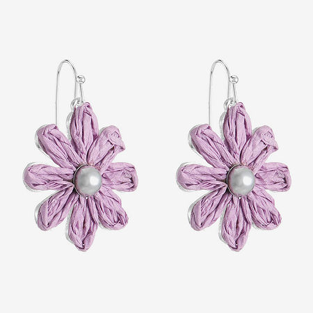 Click here for Liz Claiborne Womens Flower Drop Earrings  One Siz... prices