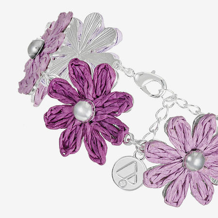 Click here for Liz Claiborne Womens Flower Strand Bracelet  One S... prices