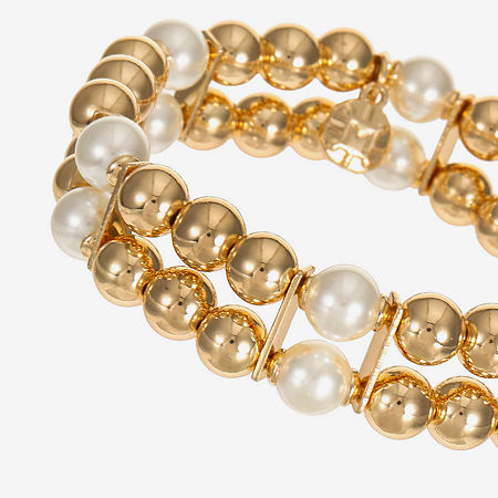 Click here for Monet Jewelry Womens Simulated Pearl Round Stretch... prices