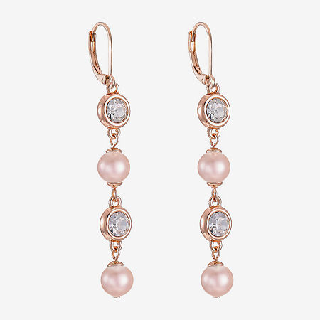 Click here for Monet Jewelry Womens Glass Simulated Pearl Round D... prices