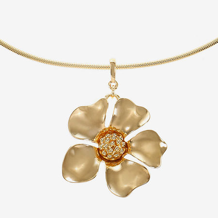 Click here for Liz Claiborne Womens Flower 17 Inch Pendant Neckla... prices