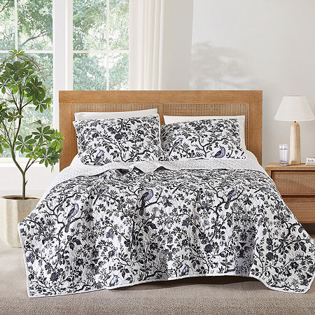 Click here for Brooklyn Loom Ava Floral Easy Care Quilt Set  One... prices